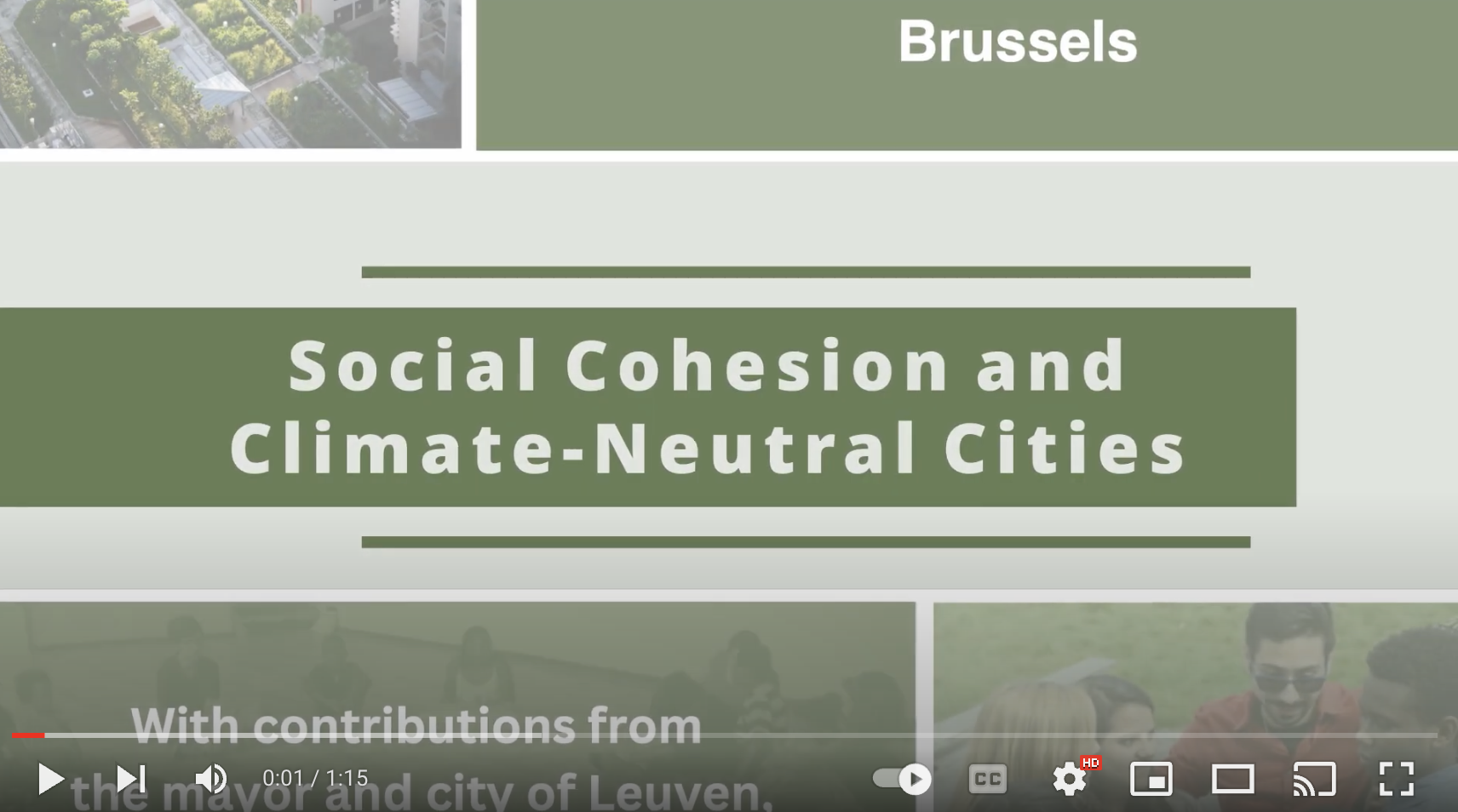 Social Cohesion and Climate-Neutral Cities | Bahá’í International Community