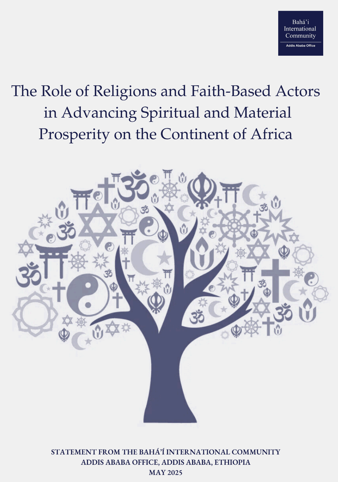 The Role of Religions and Faith-Based Actors in Advancing Spiritual and ...
